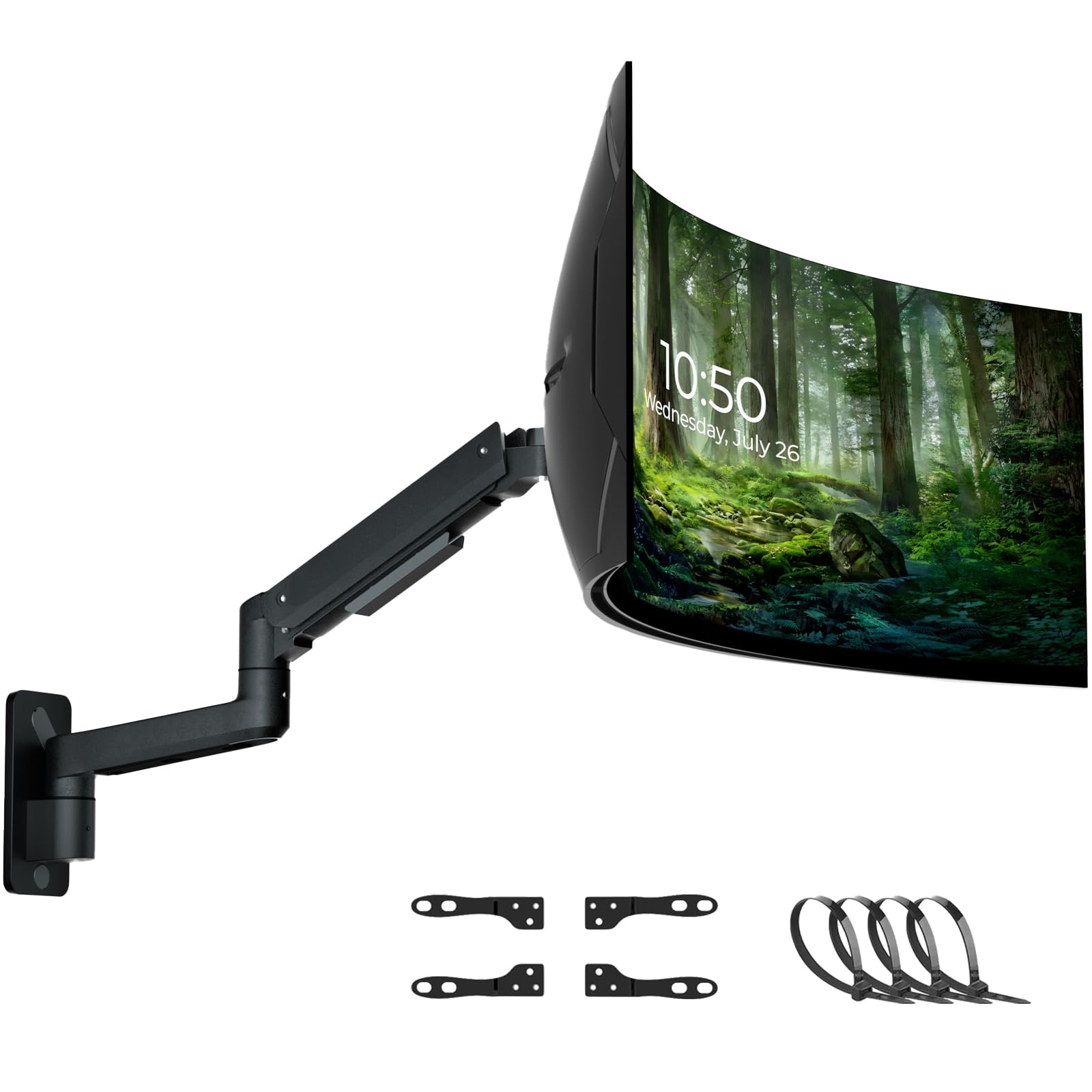 Mua PUTORSEN 17-49 inch Premium Ultrawide Monitor Wall Mount, Heavy ...