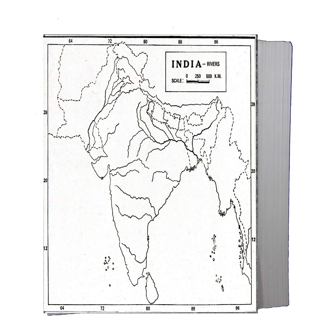 Craftwaft Physical Map Of India Blank A4 67 Gsm Project Images And Craftwaft Physical Map Of India Blank A4 67 Gsm Project Images And