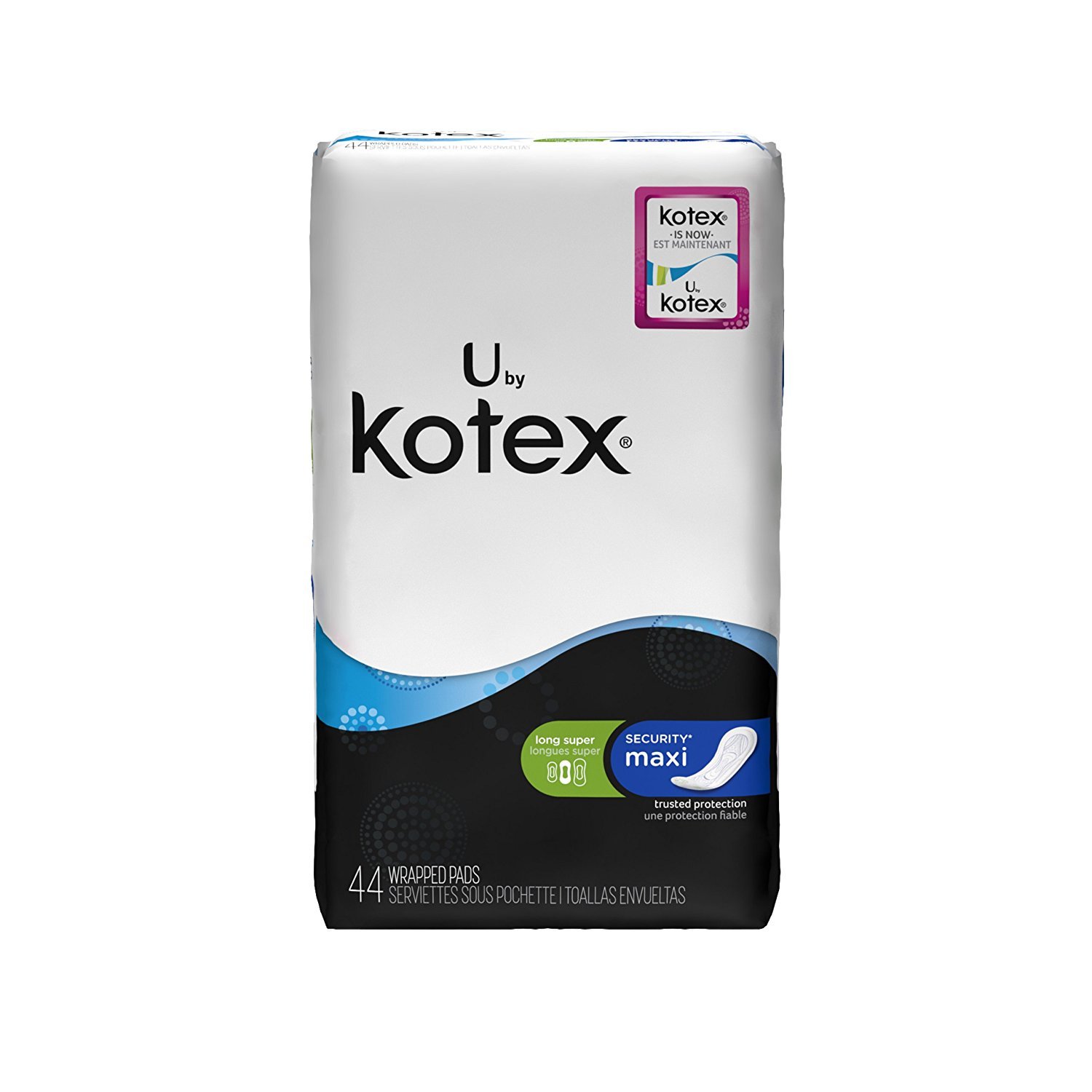 Amazon.com: U by Kotex Maxi Pads, Overnight, Unscented 14 each: Health ...