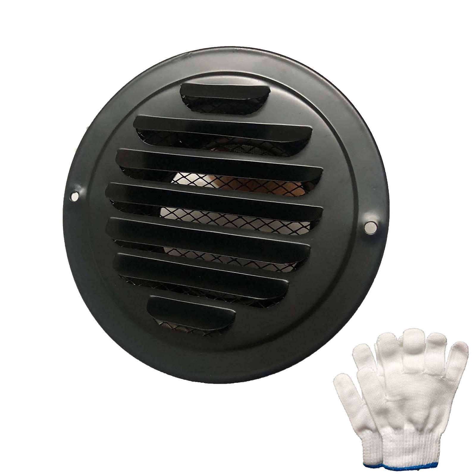 Round Soffit Vents, Stainless Steel Air Soffit Vents Louver Grille ...