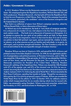 The New Freedom: Woodrow Wilson: 9781617200656: Amazon.com: Books