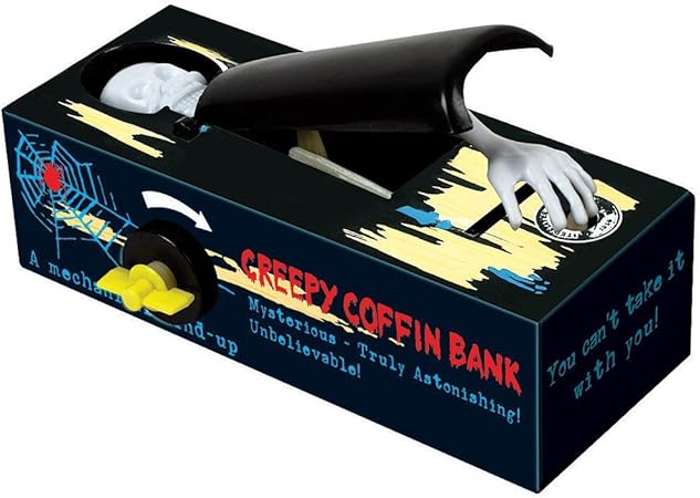 Hand From Coffin Bank - Creepy Coffin Bank: Amazon.co.uk: Toys & Games