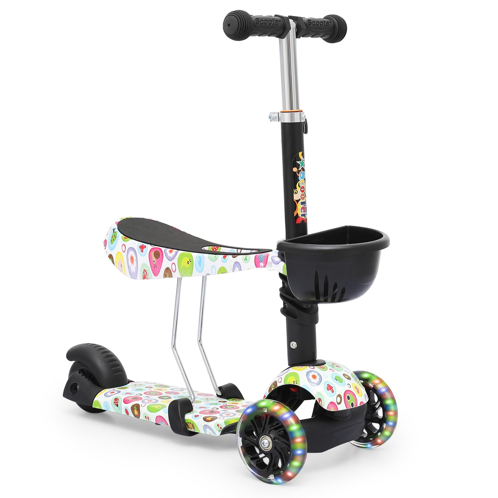 Mua MADOG Toddler 3-Wheel Mini Scooters for Kids 3-5, 2-in-1 Height ...