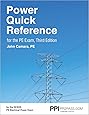 Power Quick Reference for the PE Exam: John A. Camara PE: 9781591266341 ...
