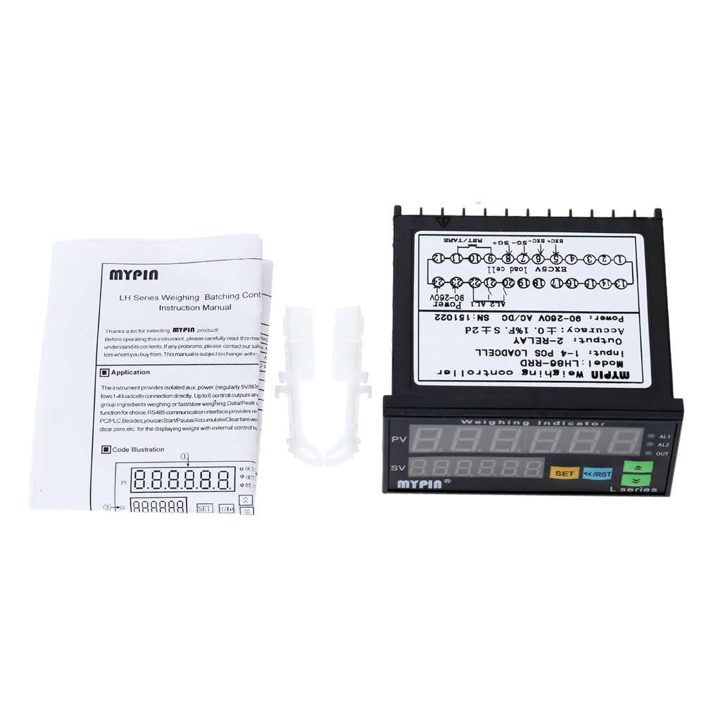Industrial Electrical Load-cells Indicator Weight Controller 1-4 Load Cell Signals Input 2 Relay ...