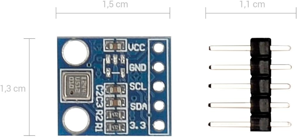 kwmobile BMP180 Air Pressure Sensor – Barometric Pressure, Temperature ...
