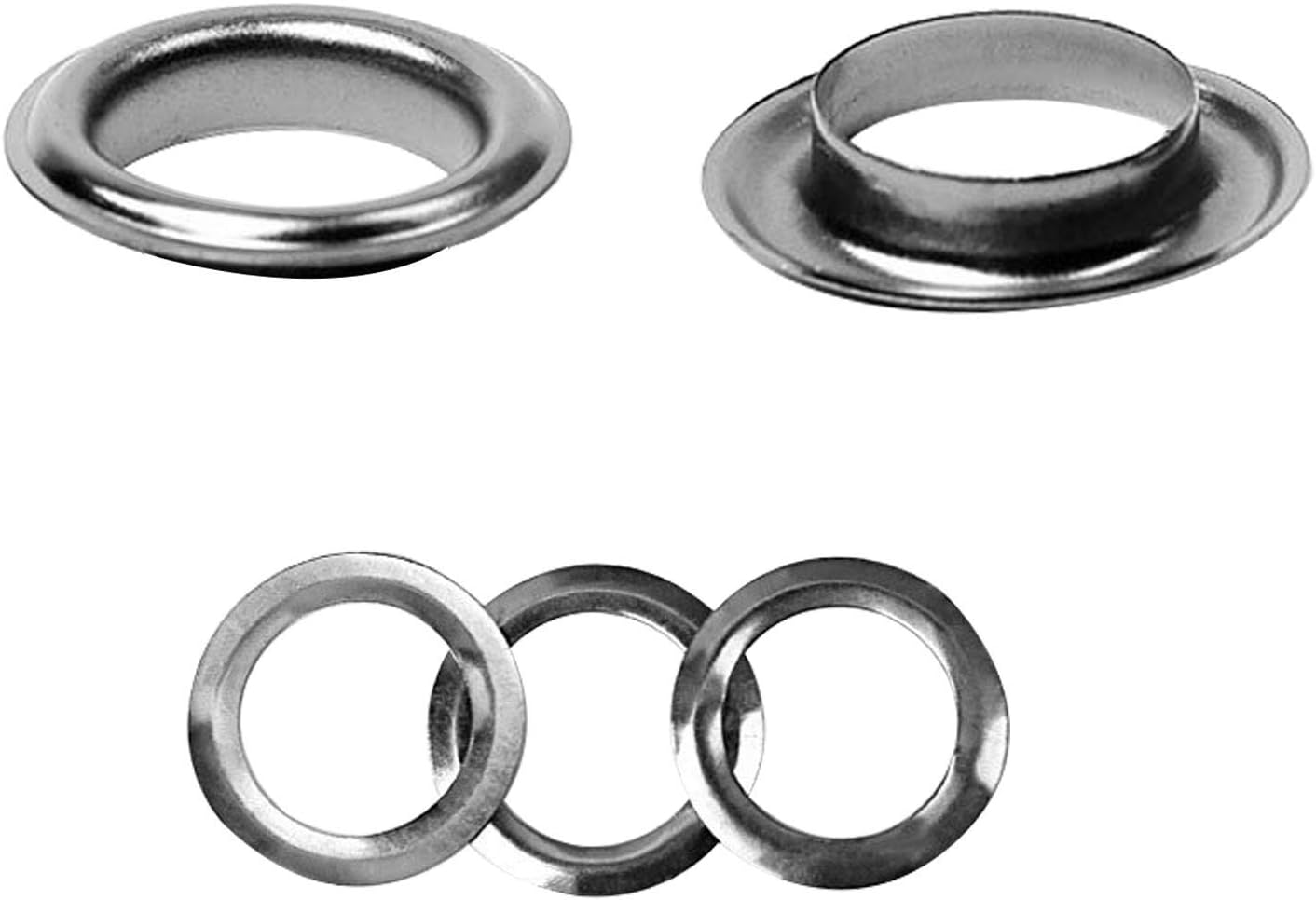 Weddecor 30mm Gun Metal Brass Eyelets Grommets with Washers for ...