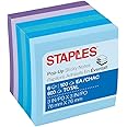 Amazon.com : Staples Stickies 3" x 3" Assorted Watercolor Pop-Up Notes ...