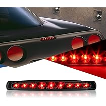 C5 Corvette Parts F1 Pilot Lights , Smoked F1 Style Third Brake Light Strobe Tail Stop Third ...