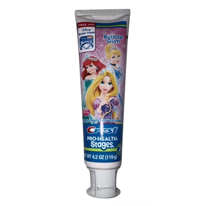 Oral-B Stages Paste,DISNEY PRINCESS, 4.2-Ounce Tubes BUBBLE GUM: Amazon ...