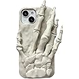 Amazon.com: GCACE for 3D Horror Skull Hand Phone Case for iPhone 15 Pro ...