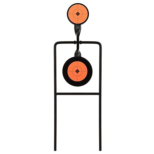 Hiram Target Stand with 2 Auto-Resetting Shooting Targets for BB Pellet ...