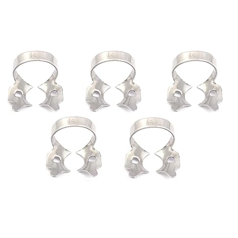 Amazon.com: OdontoMed2011 5 Pieces Endodontic Rubber Dam Clamp # 14 ...