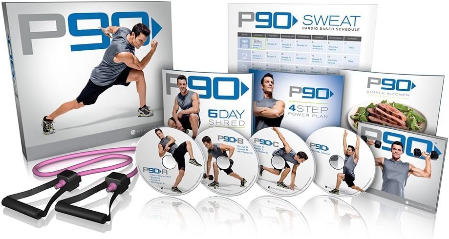 Beachbody Tony Horton's P90 4 DVD Boxset Workout Exercise Programme ...