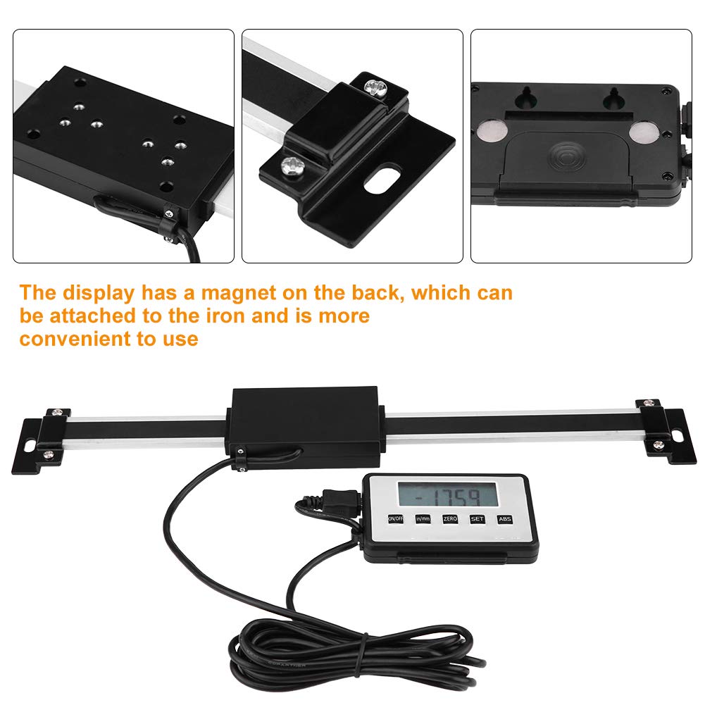 Digital Linear Readout Kit 0-200mm Accurate Digital Linear LCD Display Scale Readout Kit for ...