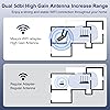 Maxuni USB WiFi Adapter for Desktop PC, AC1300Mbps WiFi Dual Band ...