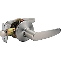 Amazon.com: Amazon Basics Straight Door Lever, Passage, Satin Nickel