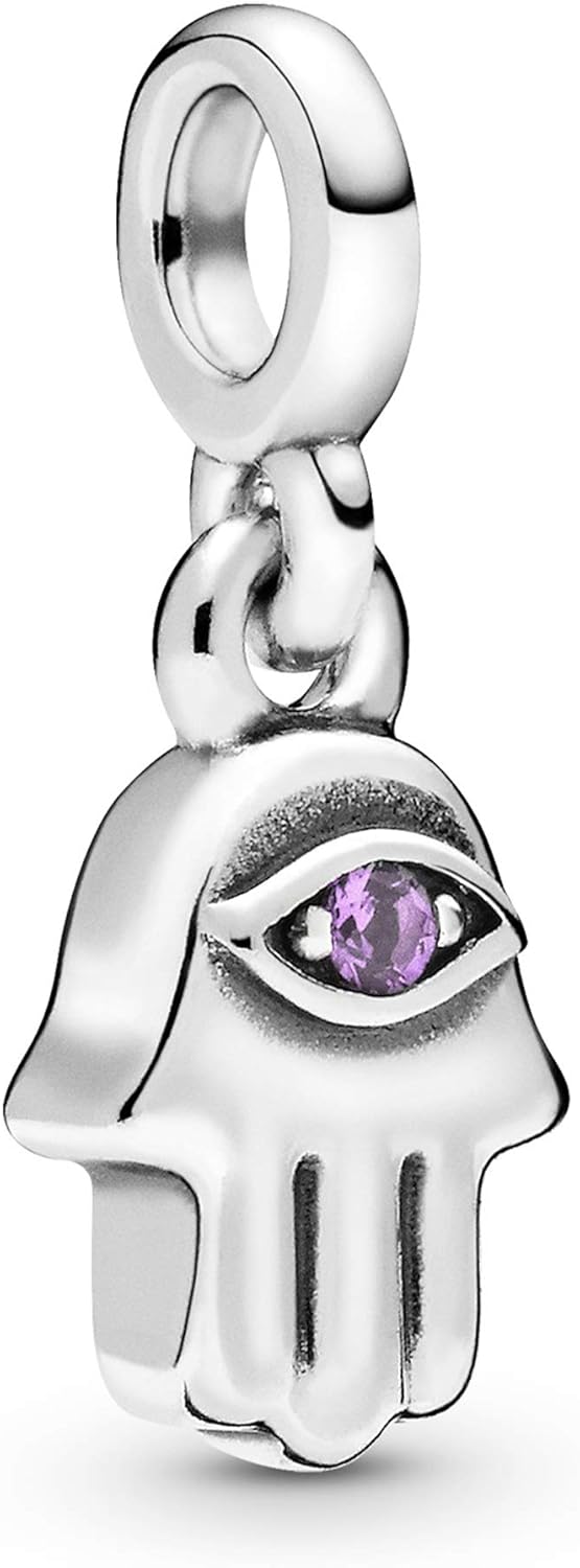Pandora Hand of Fatima Silver Charm 0.58cm : Amazon.co.uk: Jewellery