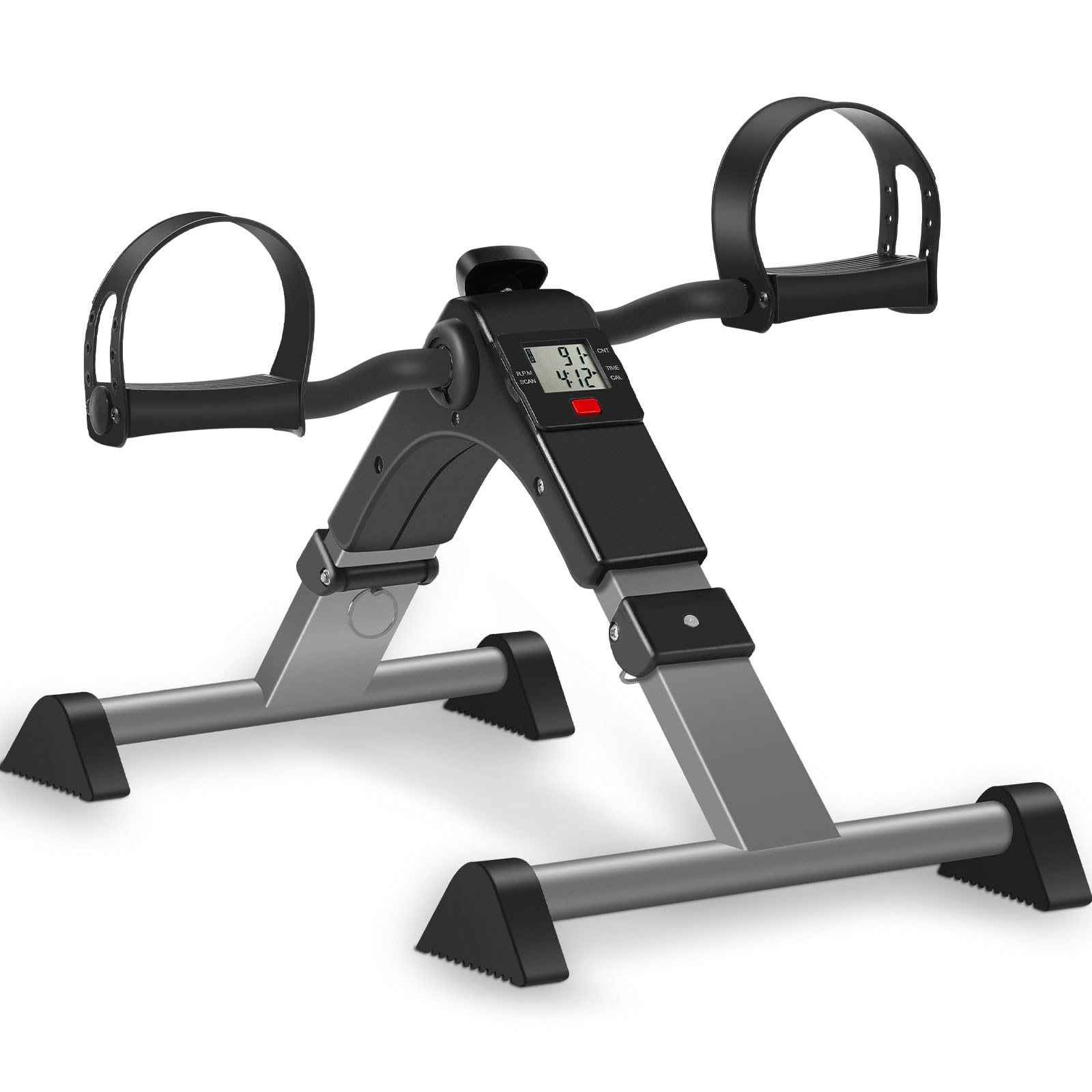 TABEKE Under Desk Bike Pedal Exerciser, Fully Assembled Mini Exercise ...