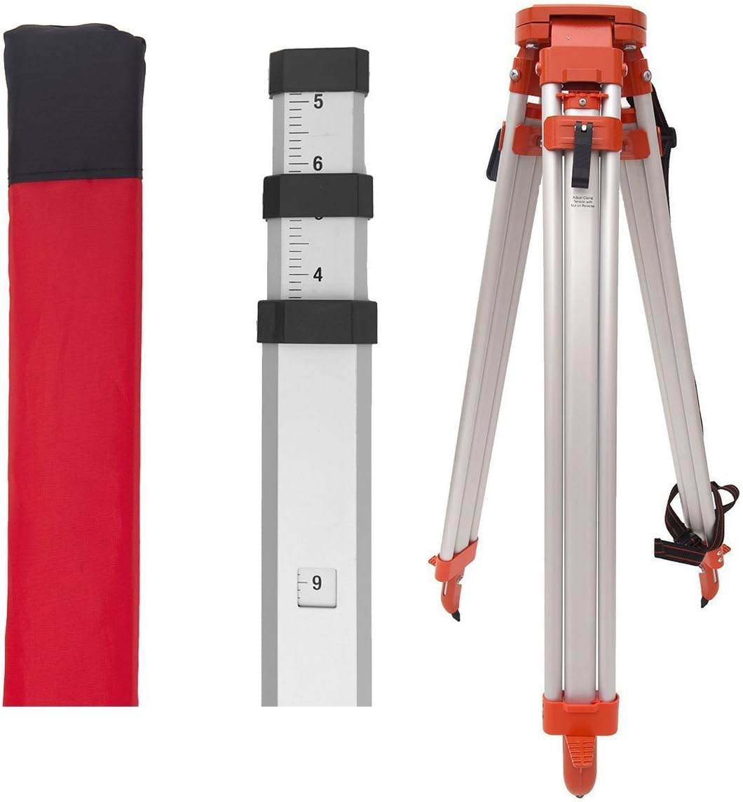 Amazon.com: AdirPro Tripod & 4 Meter Rod Package, Includes: Aluminum 5/ ...