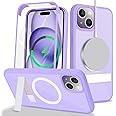 Amazon.com: SunYoo for iPhone 13/14 Case with Built-in Screen Protector, Compatible with MagSafe ...