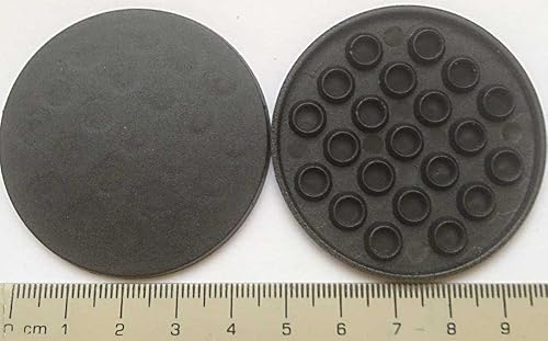 Big Cherry Plastic Wargaming Slotta Bases, 40 x 20mm Square Slot ...