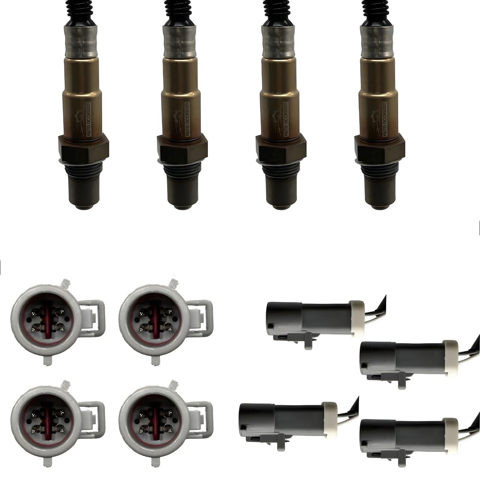 AUTO OCCASION Oxygen O2 Sensor Upstream and Downstream Set of 4 ...