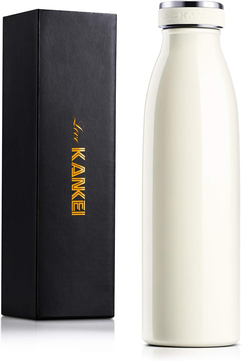 Love-KANKEI Water Bottle Vacuum Insulated Bottle 500ml/24hrs Cold ...