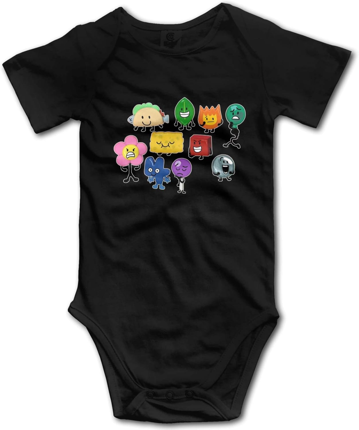 Amazon.com: Battle for Bfdi Baby Short-Sleeve Onesies Bodysuit: Clothing