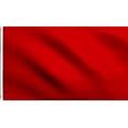 Amazon.com : DMSE Red Solid Blank Flag 2X3 Ft Foot Flag UV Resistant ...
