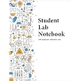 Student Lab Notebook (100 duplicate page sets): grid-based carbonless ...