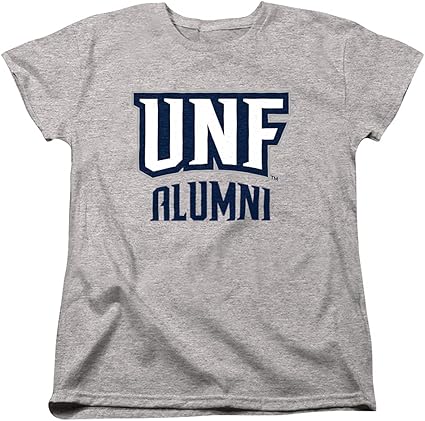 Amazon.com: University of North Florida Official Alumni Women's T Shirt ...