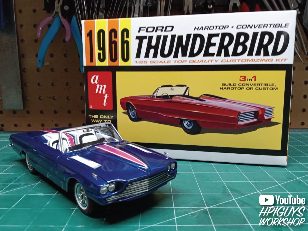 Mua AMT 1966 Ford Thunderbird Hardtop/Convertible 1:25 Scale Model Kit ...