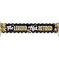 Amazon.com: Large The Legend Has Retired Banner, Happy Retirement ...