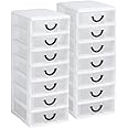 Amazon.com: Rempry 2 Pack Mini Plastic Drawers Organizer, 7.1"x5.1"x13 ...