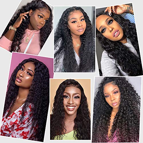 Brazilian Deep Wave Bundles with Lace Closure Deep Wave Human Hair ...