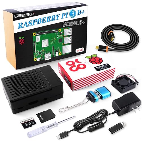 GeeekPi Raspberry Pi 3B+ Kit with Raspberry Pi 3B+ Motherboard ...