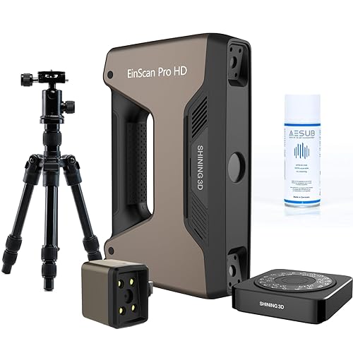 2024 EinScan Pro HD Handheld 3D Scanner with Industrial Pack & Color Pack HD, SolidEdge ...