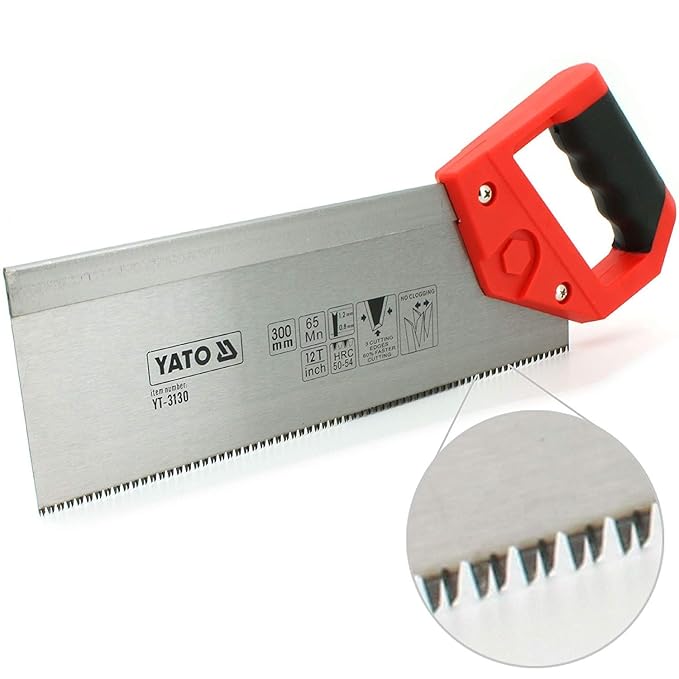 Yato yt-3130 - Back Saw 300 mm: Amazon.co.uk: DIY & Tools