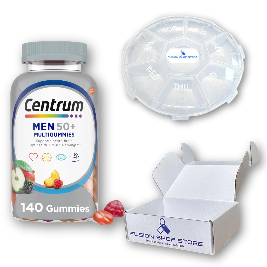 Mua Centrum Silver Men 50 Plus - 140 Multivitamin Gummies (1) Set with Fusion Shop Store Week ...