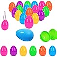 Amazon.com: YXI 36PCS 3.5”Empty Easter Eggs Fillable,Large Plastic Easter Eggs,Hanging Easter ...