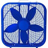 Lasko Cool Colors 20" Box Fan Durable Metal Frame Purple : Home & Kitchen