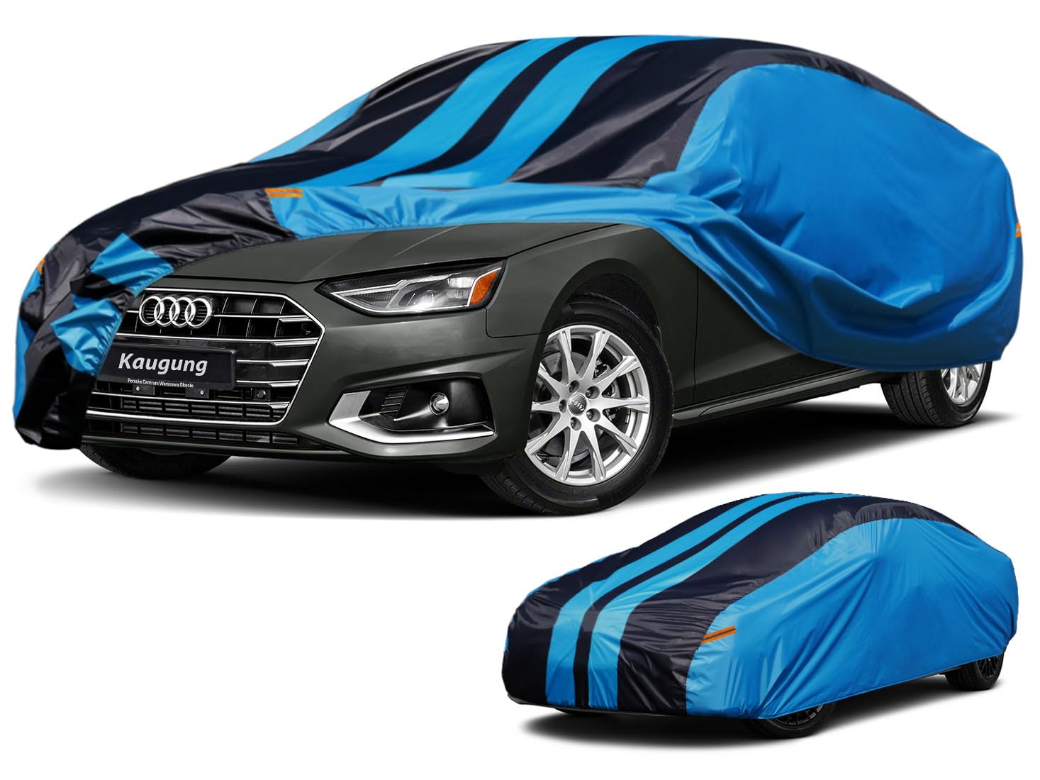 Kaugung Car Cover Waterproof Custom Fit Audi A4/S4?2007-2025?, Full ...