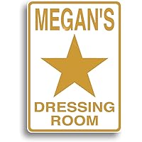 Amazon.com: Dressing Room Sign, personalized for you, and shipped out ...