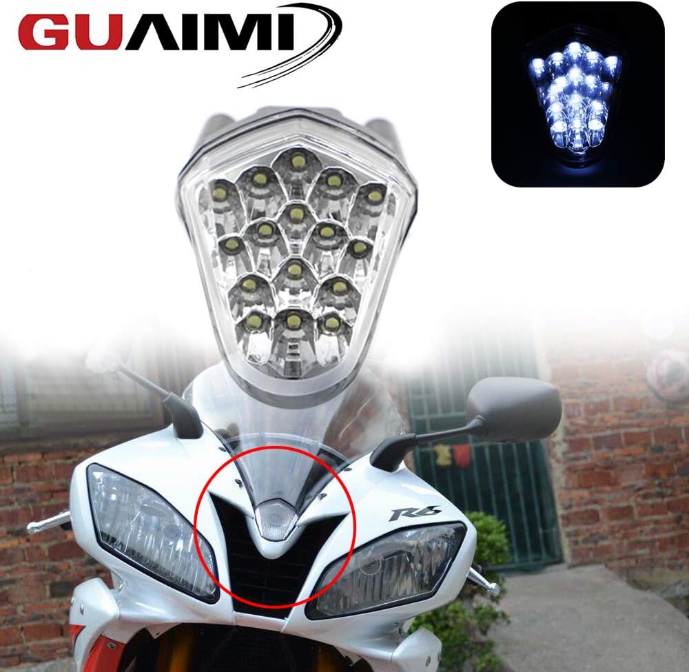 Amazon.com: GUAIMI 12 LED Clear/Smoke Lens Center Light Pilot Light ...