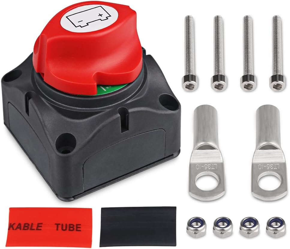 Terminals & Ends WATERWICH 1 Pair Positive & Negative Car Battery ...