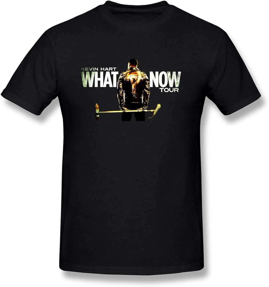 HSGDD Kevin Hart What Now Tour Men's T-shirt ,Black: Amazon.co.uk: Clothing