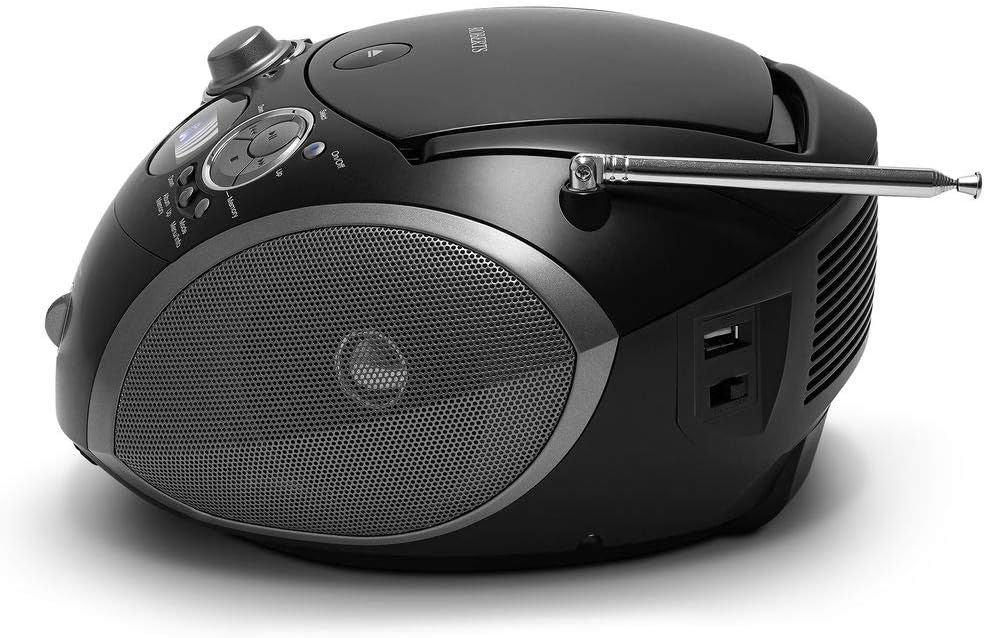 Roberts Radio ZoomBox 3 DAB/DAB+/FM/SD/USB Radio with CD Player – Black – BigaMart
