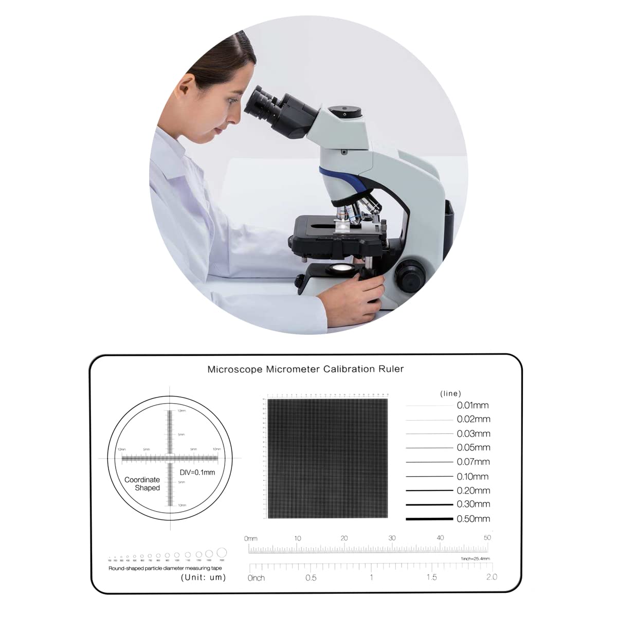 Mua TOSUKKI Multifunction Microscope Micrometer Calibration Ruler Slide ...