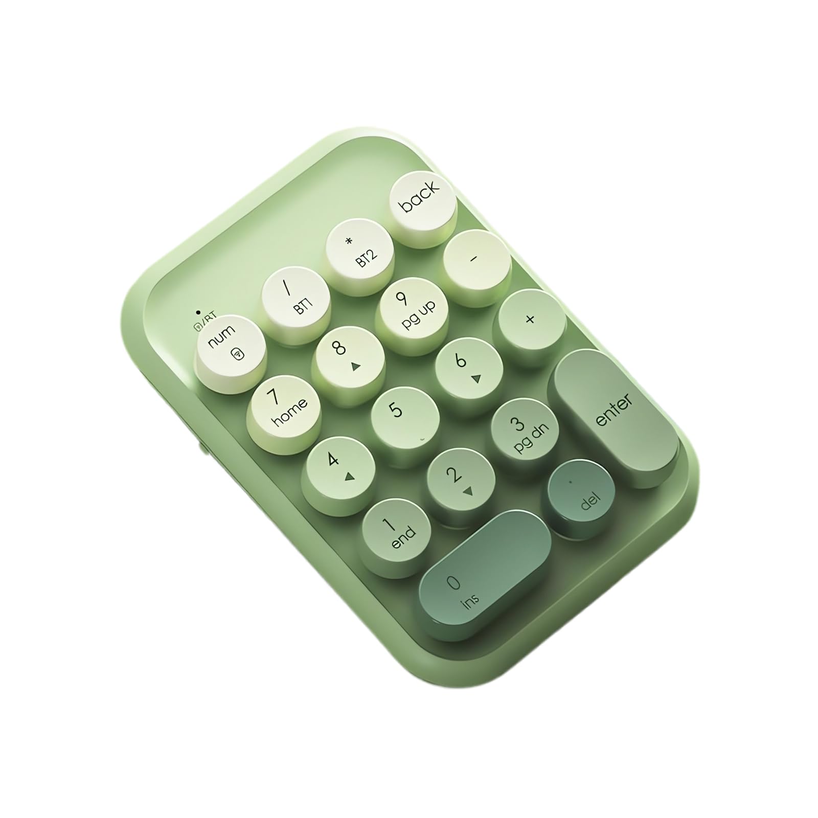 Mua TISHLED Typewriter Style Number Keypad Wireless 2.4G/Bluetooth/USB ...
